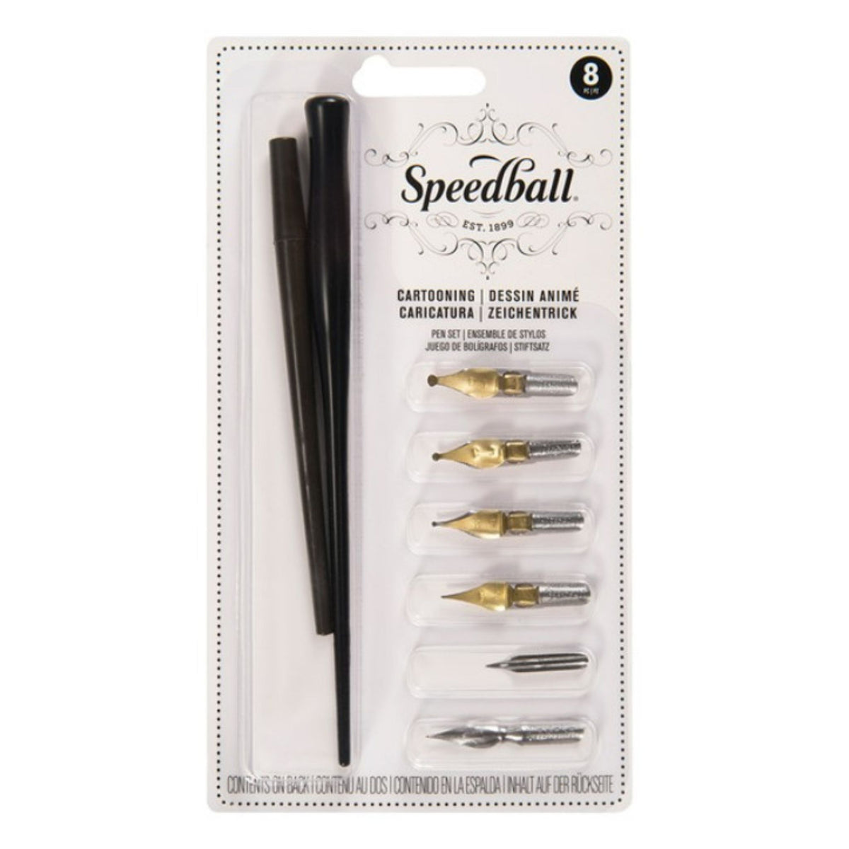 Speedball® Cartoon Pen Set — Brush and Canvas