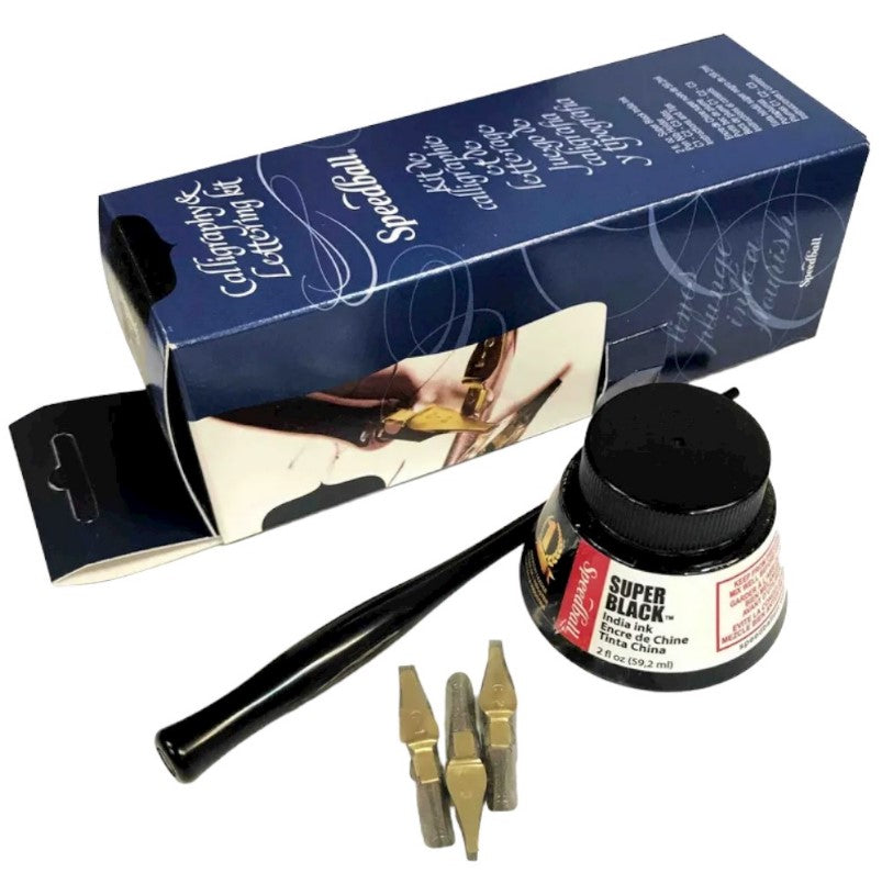 Speedball® Calligraphy Intro Set — Brush and Canvas