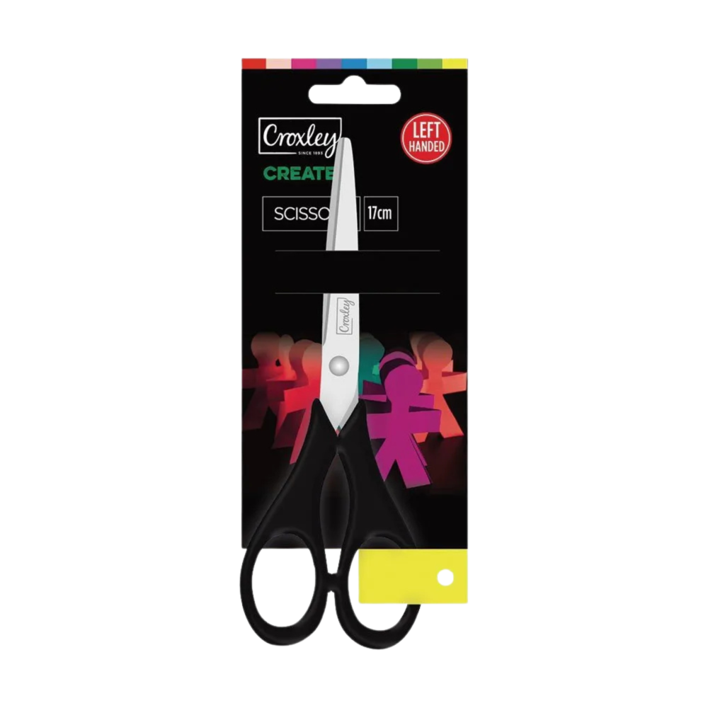 Croxley Scissors 17cm Scissors Left Hand — Brush and Canvas