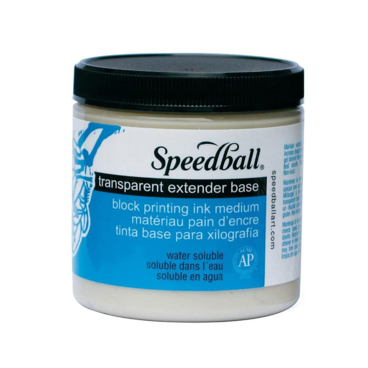 Speedball® Block Printing Transparent Extender Base — Brush and Canvas