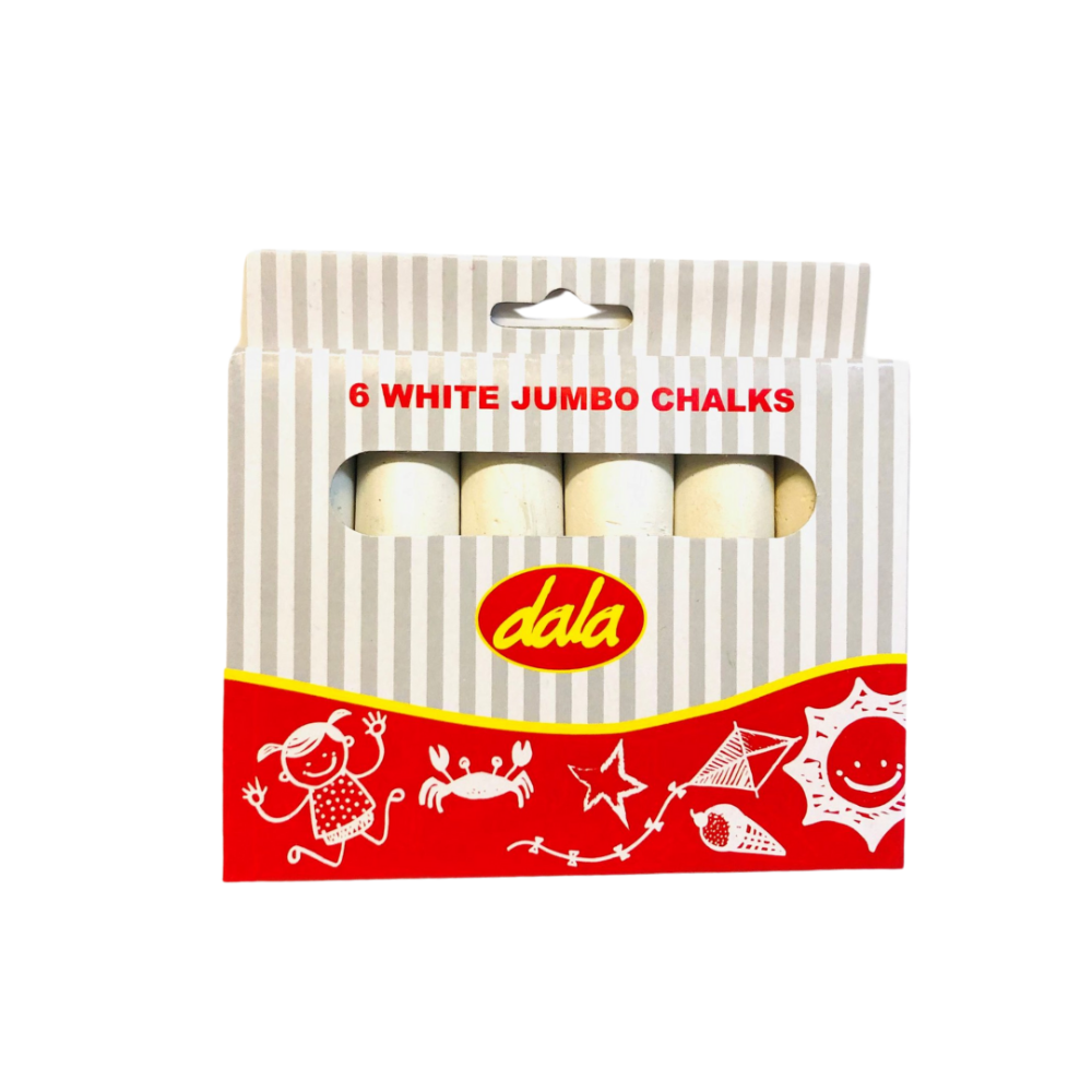 Dala Jumbo Sidewalk Chalk 6pcs — Brush and Canvas