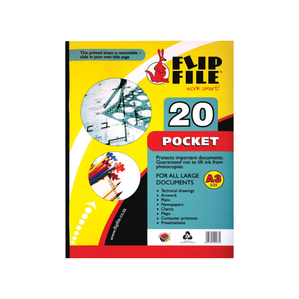 Kangaroo Flip File A3 — Brush and Canvas