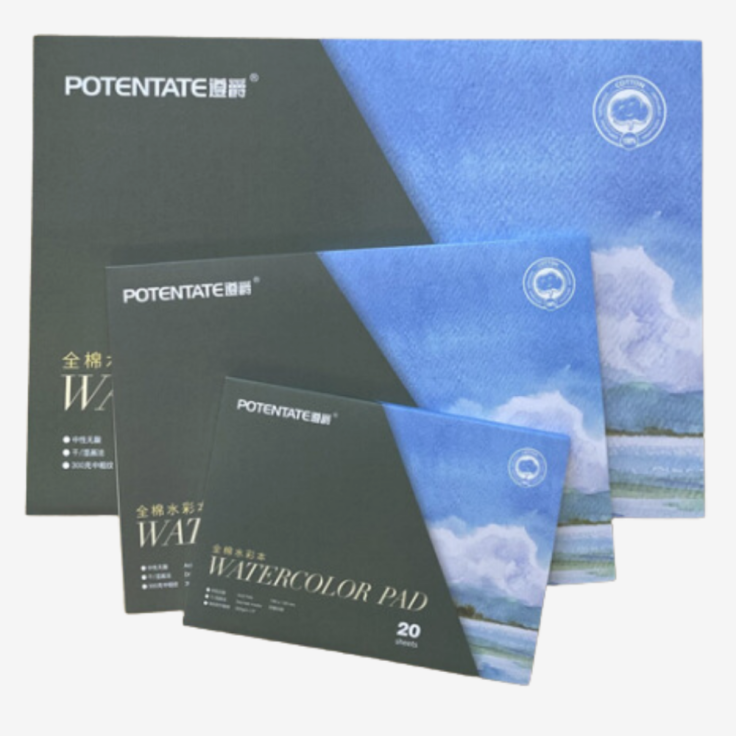 Potentate Watercolour Block 300gsm — Brush and Canvas